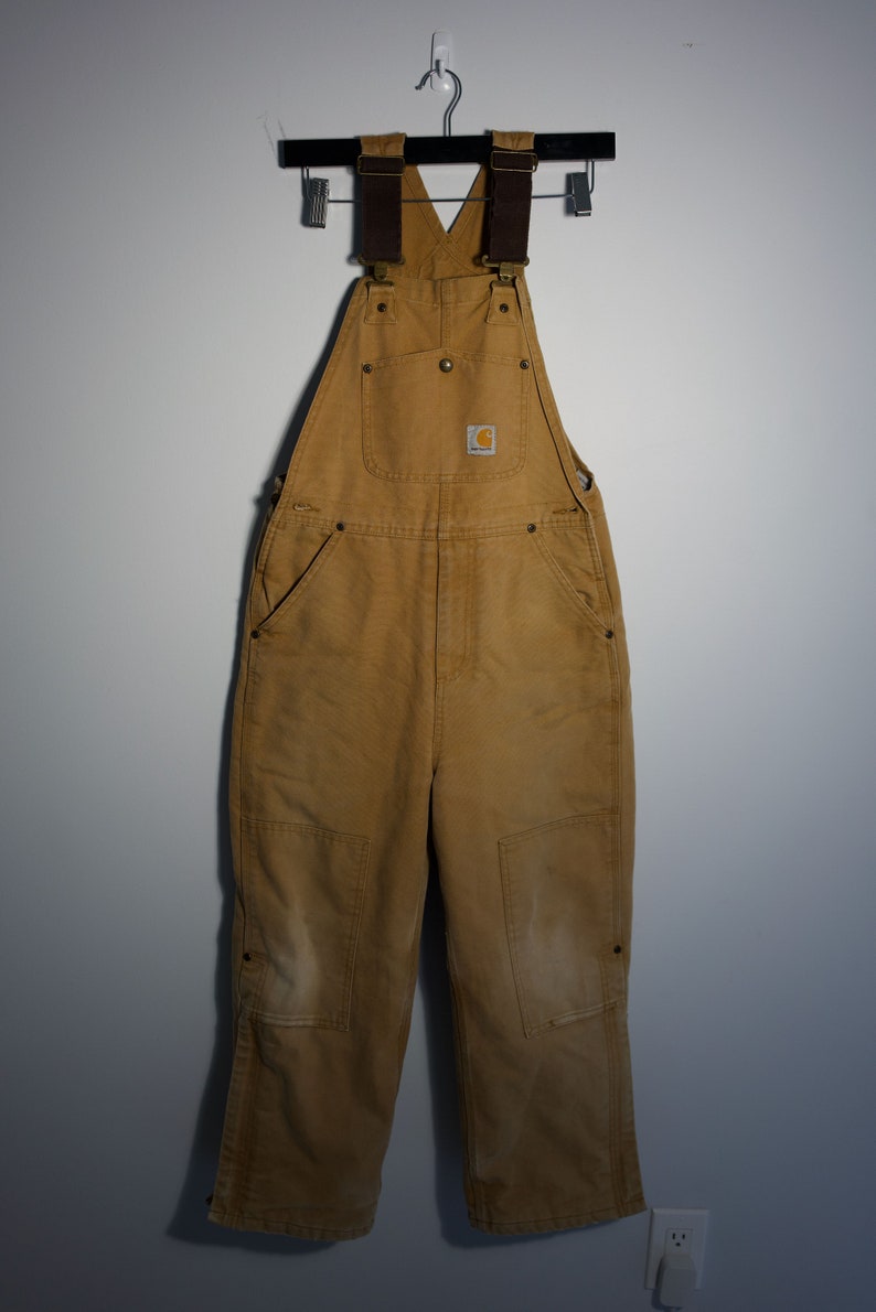 Carhartt Carpenter Overalls (PADDED/LINED) / Vintage Coverall Dungarees ...