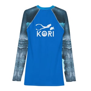 Great White Shark Mens Rash Guard, UPF Long-sleeve Shirt, Ocean ...