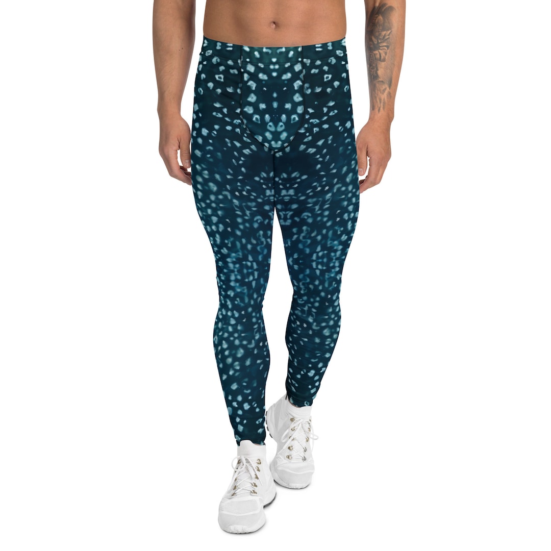 Leatherback Sea Turtle Men's Leggings, Gym Pants, Workout Leggings ...