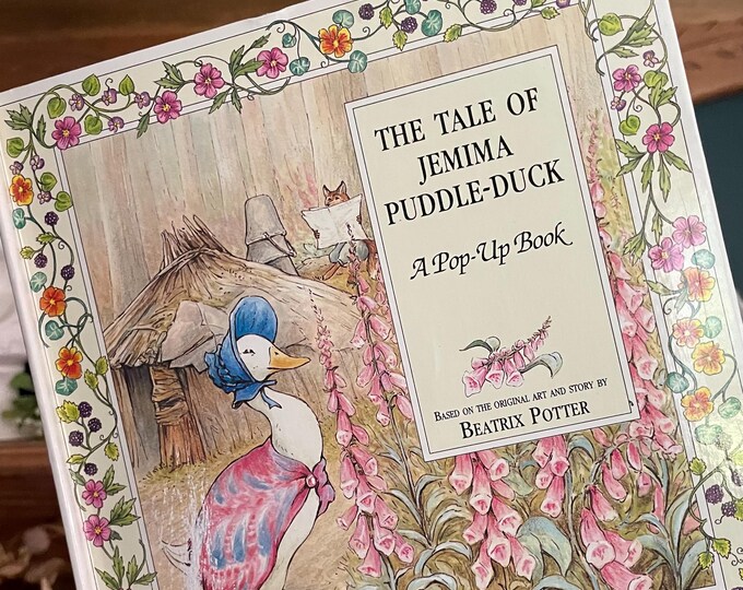 Vintage Jemima Puddle Duck Pop up Book. 1987 - Etsy