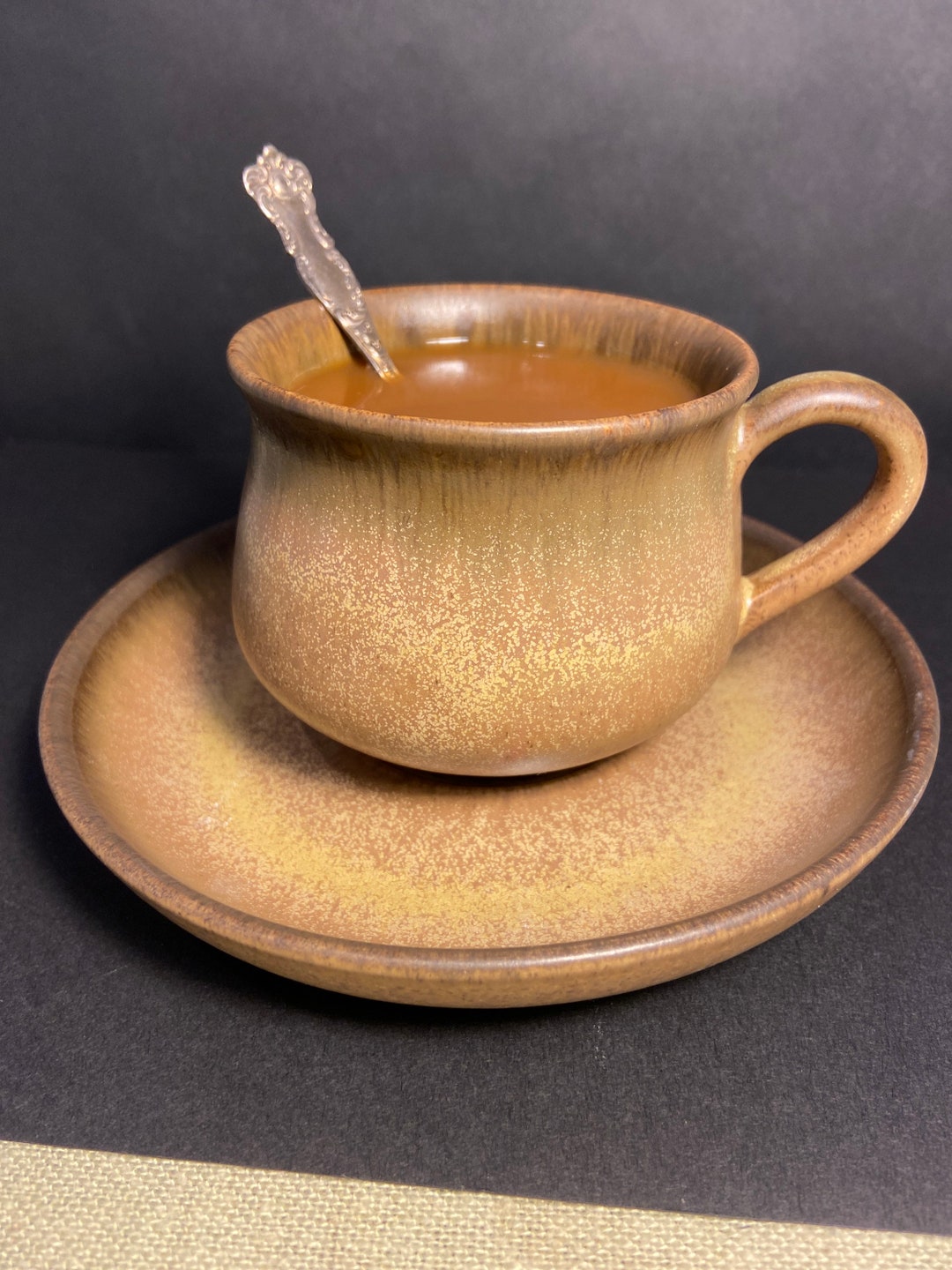 Denby Cup and Saucer Made in England - Etsy