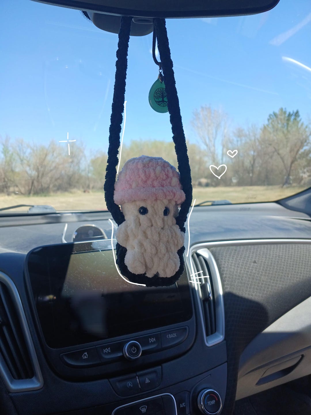 Hanging Crochet Mushy Boy on a Swing - Etsy
