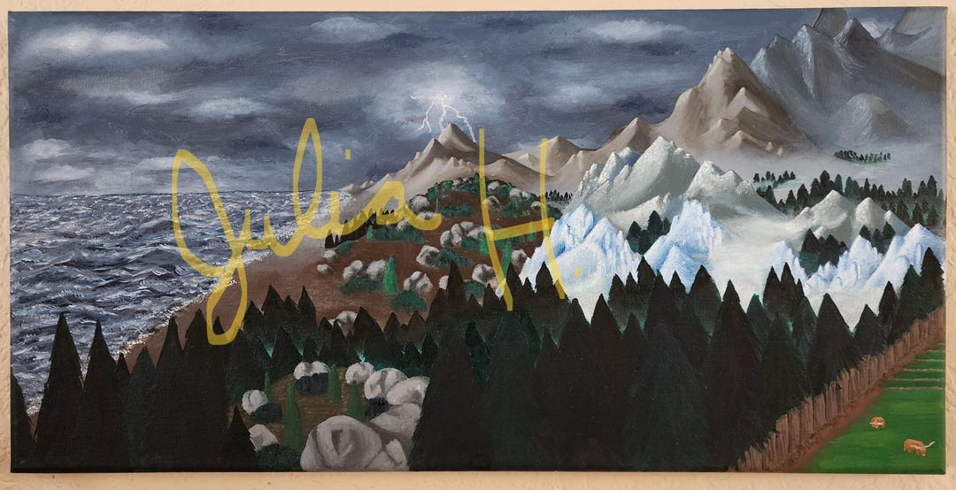 Jotunheim Original Fine Art Print - Etsy