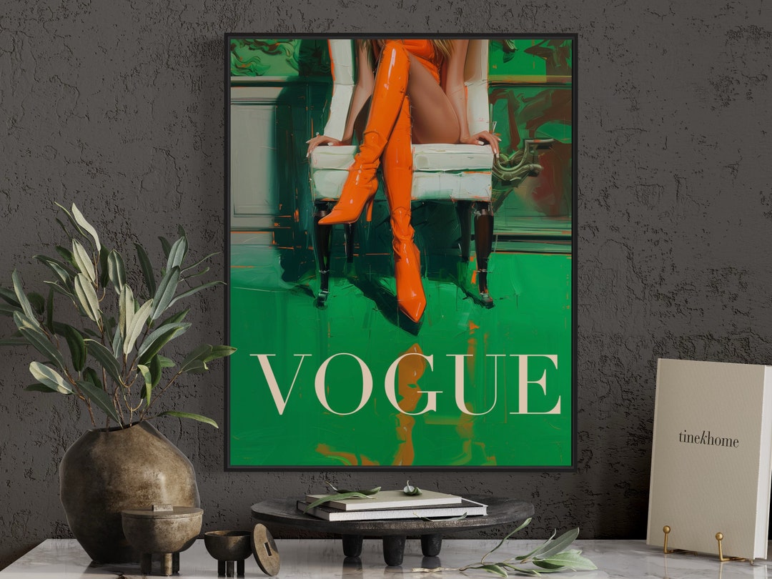 Vogue Poster, Vogue Posters, Trendy Wall Art, Preppy Wall Art, Fashion ...