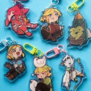 Legend of Zelda Character Charms - Etsy