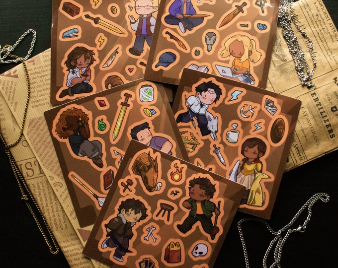 Percy Jackson and the Olympians Vinyl Waterproof 5 Piece Sticker Set - Etsy