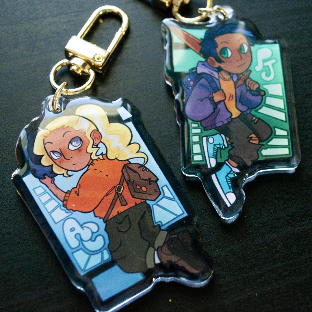Percy Jackson Character Keychain Charms - Etsy