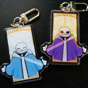 Undertale Character Keychain Charms - Etsy
