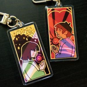 Undertale Character Keychain Charms - Etsy