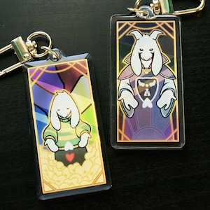 Undertale Character Keychain Charms - Etsy