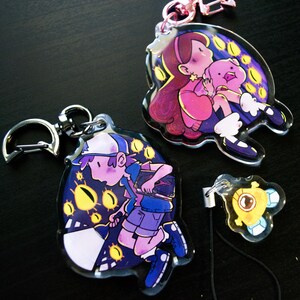 Gravity Falls Inspired Character Keychains (mabel and Dipper) - Etsy