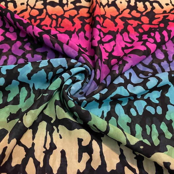 Chiffon Printed Fabric - Etsy