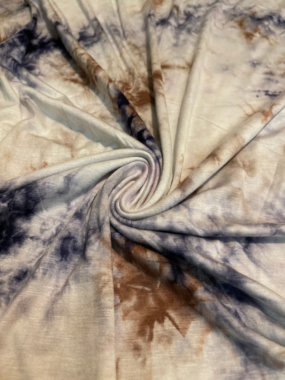 Stretch Rayon Jersey Knit Fabric Tie Dye Design 1 Yard Etsy Ireland