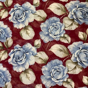 Stretch Mesh Fabric Floral Pattern 1-1/4 Yard - Etsy