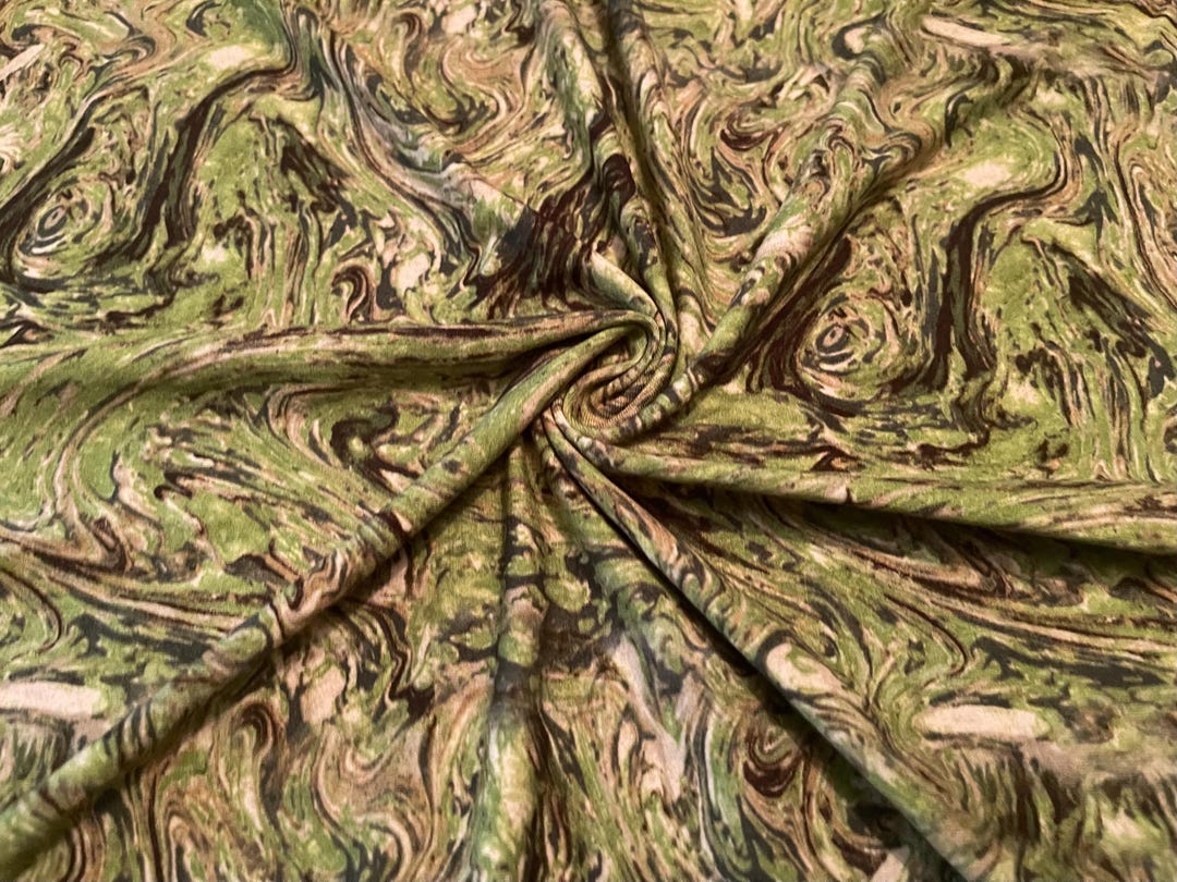 Spandex Knit Fabric Marble Pattern 1 Yard - Etsy