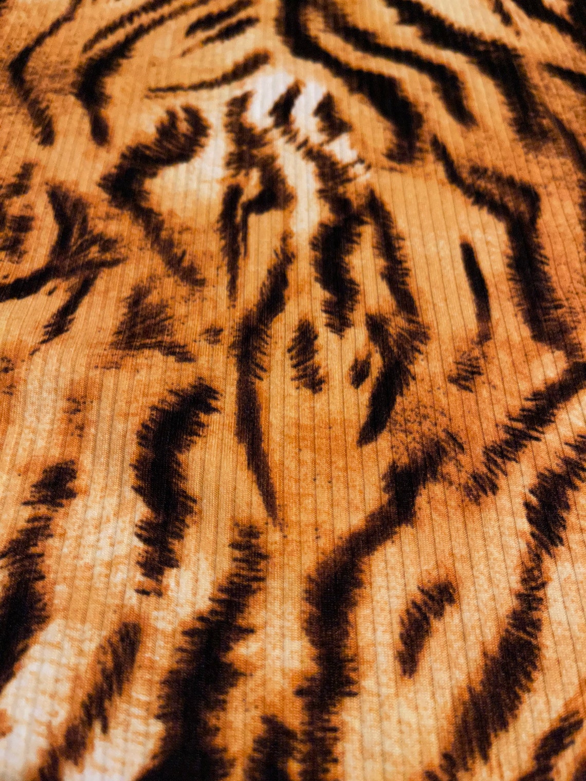 Knit Fabric: Spandex Ribbed Knit Fabric Leopard Print 1-1/8 - Etsy
