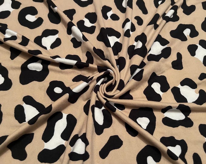 Stretch Knit Soft Brushed Fabric Spots Pattern 1-yard - Etsy