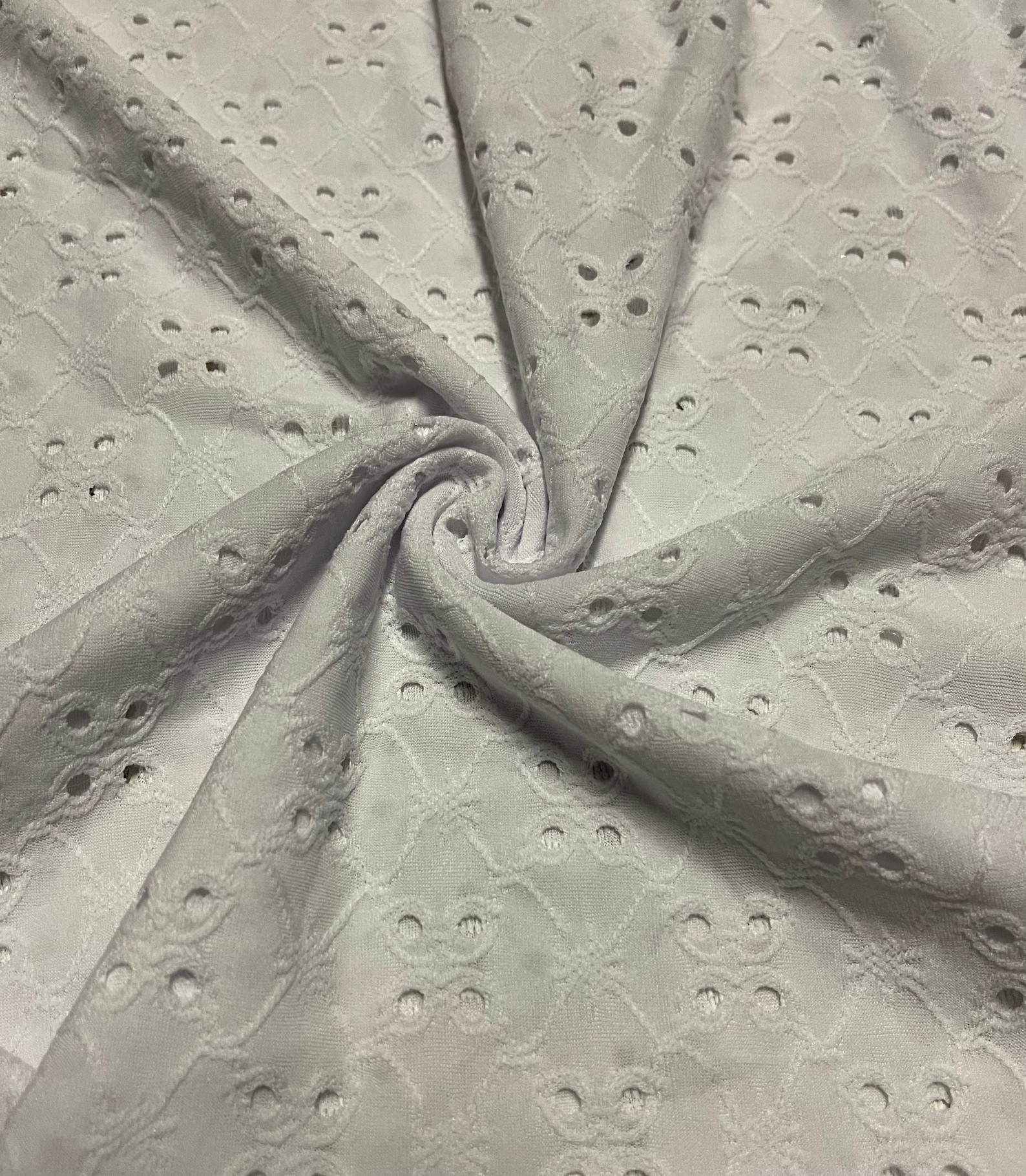 Stretch Eyelet Design Jersey Knit Fabric 1 Yard - Etsy