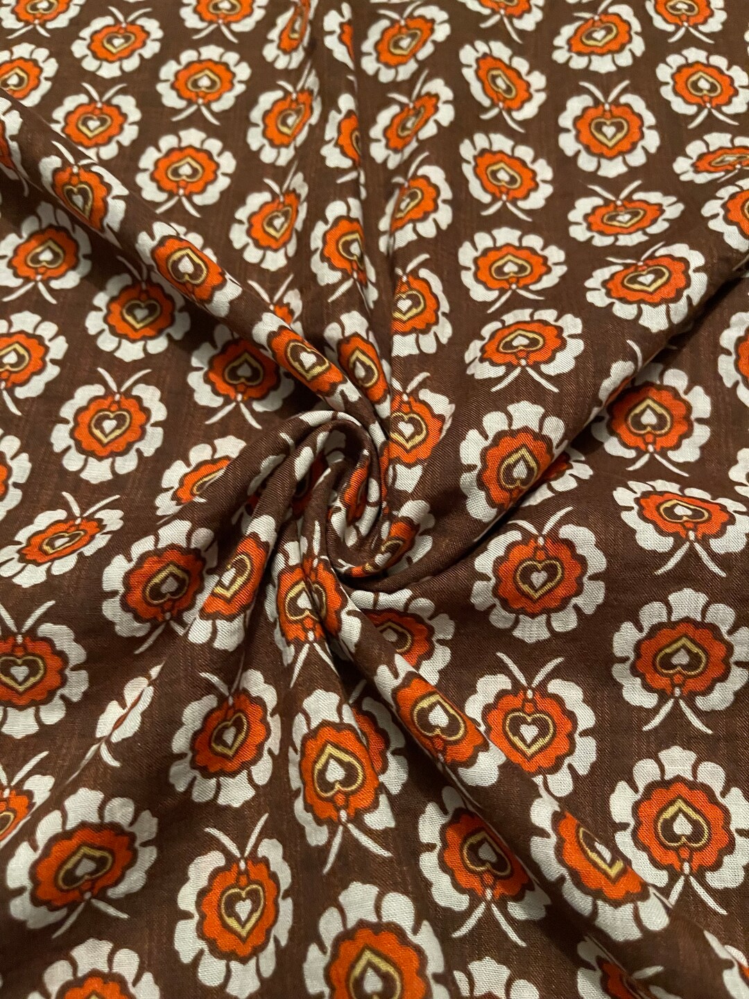 Cotton Gauze Fabric Floral Pattern 2 Yards - Etsy