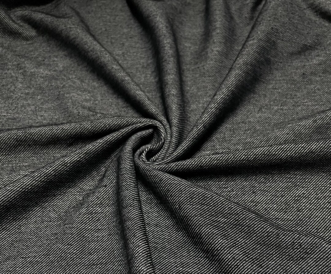 Denim Design Knit Fabric 1 Yard - Etsy