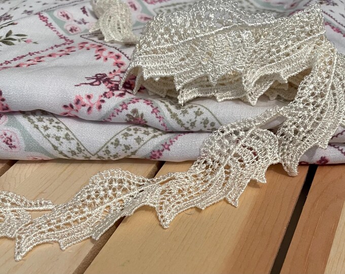 Guipure Lace Trim Leaves Design 2 Yards - Etsy