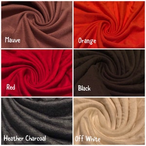 KNIT FABRIC: Stretch Rayon Jersey Knit Fabric 1 Yard - Etsy