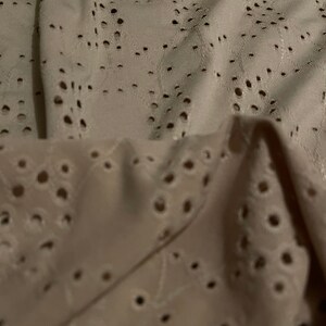 Stretch Eyelet Design Jersey Knit Fabric 1 Yard - Etsy