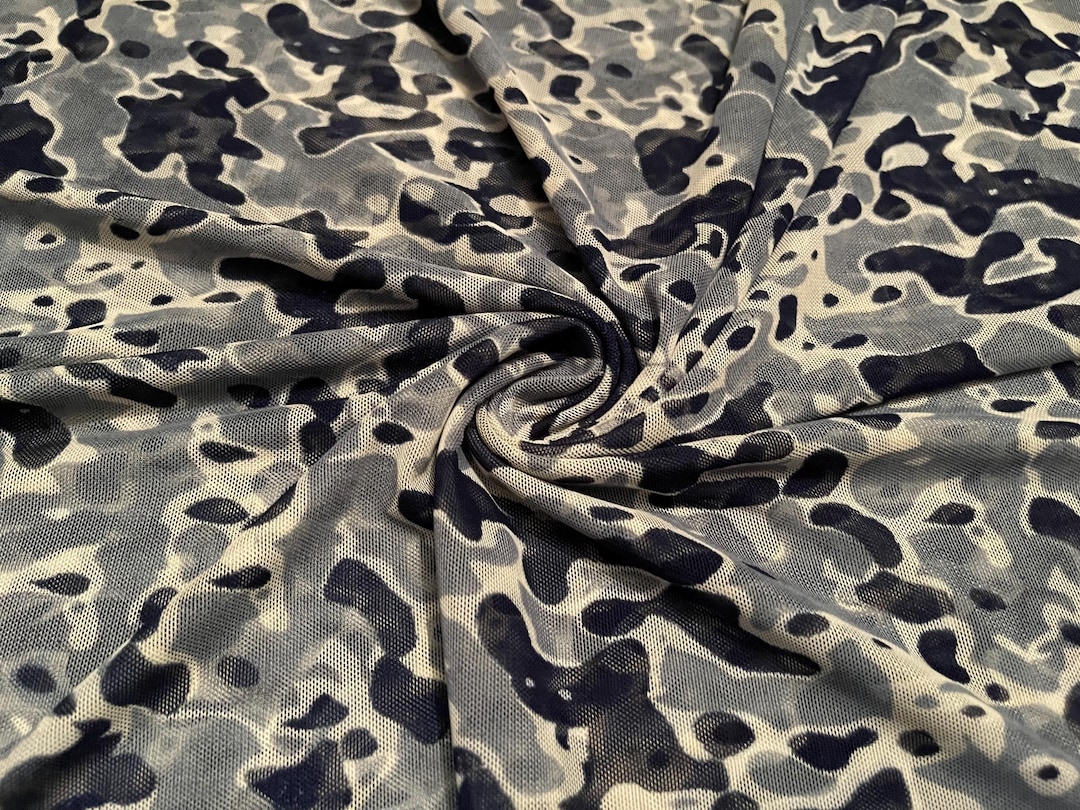 Stretch Mesh Fabric Camo Pattern 1 Yard - Etsy