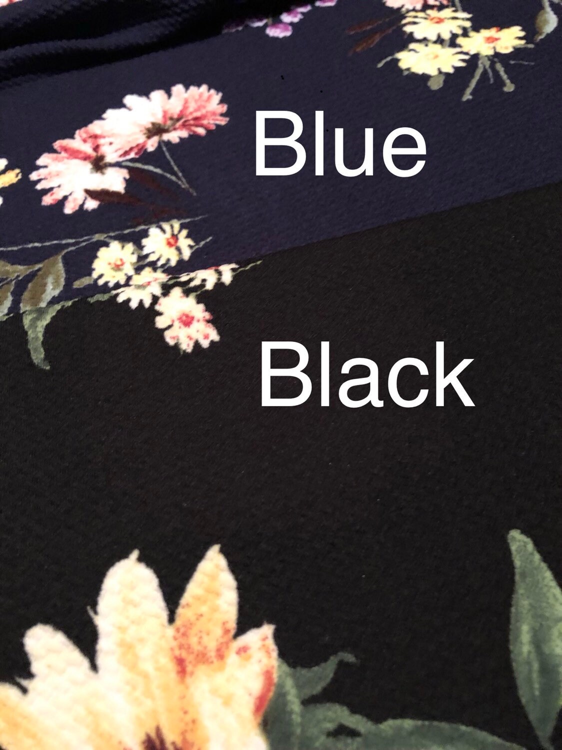 Stretch Liverpool Knit Fabric Floral Pattern 1 Yard | Etsy