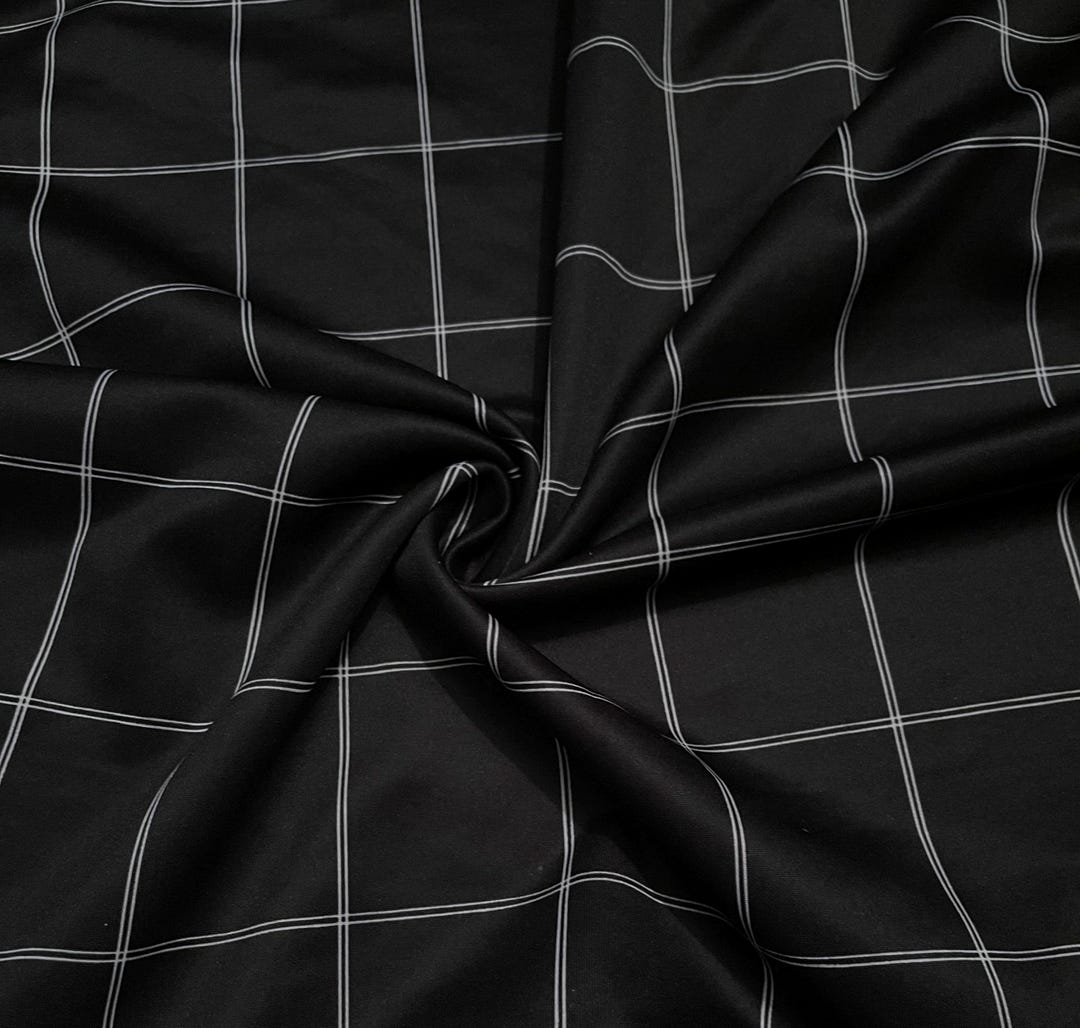 Polyester Techno Knit Fabric Stripes Pattern 2 Yards - Etsy