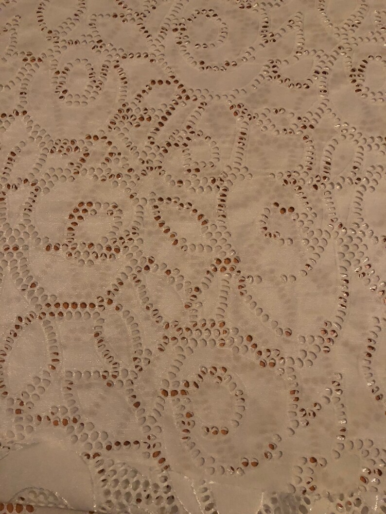 Laser Cut Design Lace Fabric 1 Yard - Etsy