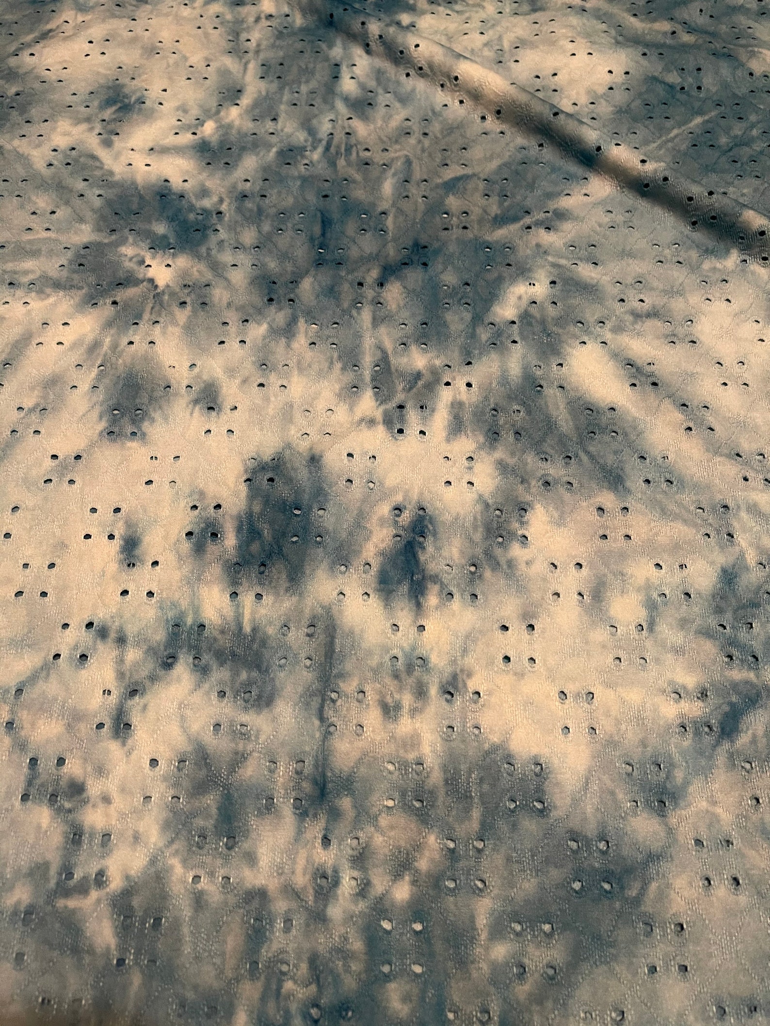 Stretch Eyelet Design Jersey Knit Fabric Tie Dye Design 1 Yard - Etsy