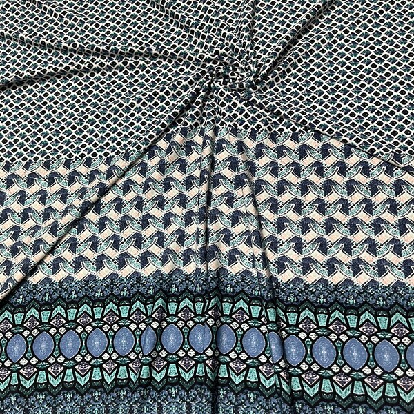 Border Print Fabric - Etsy