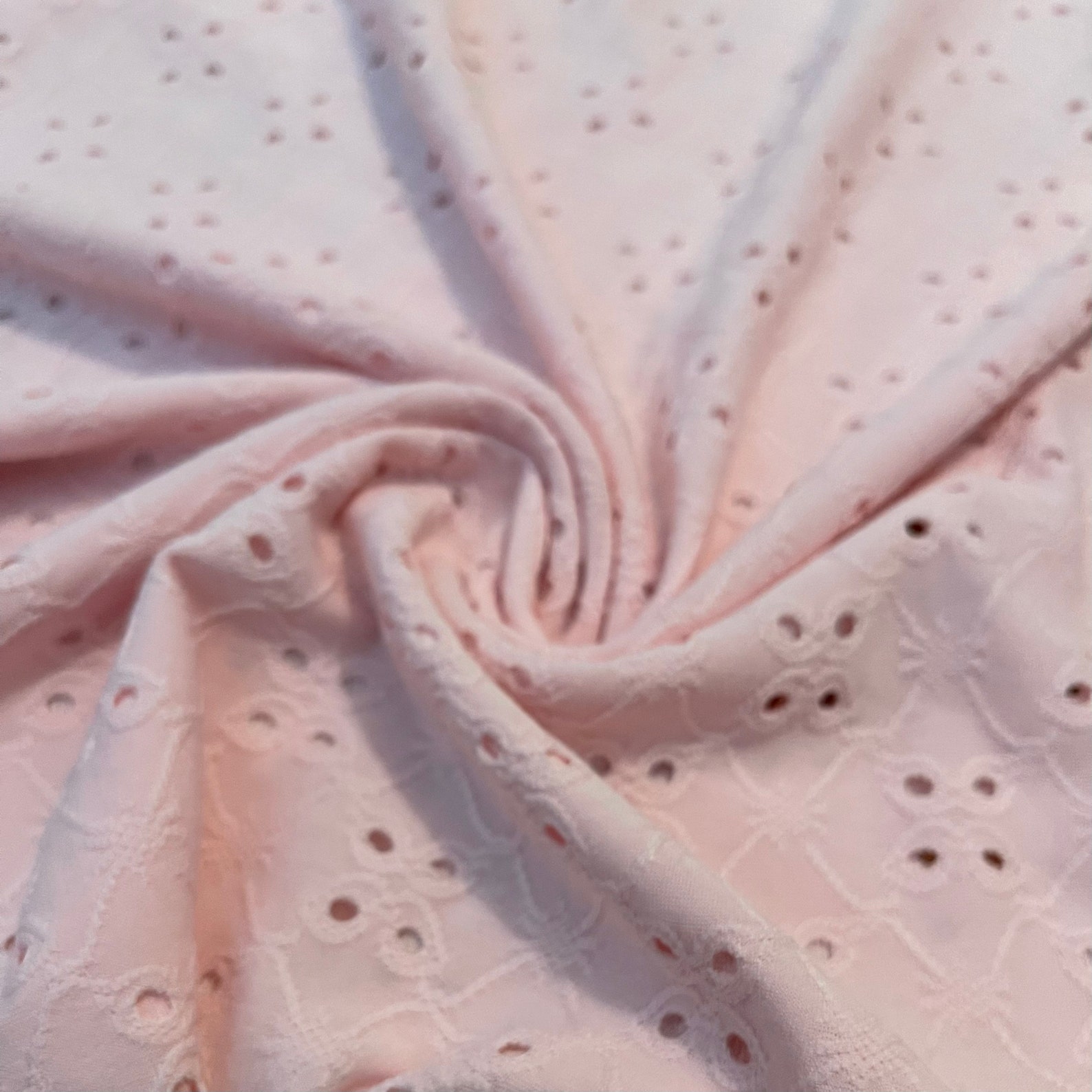 Stretch Eyelet Design Jersey Knit Fabric 1 Yard - Etsy