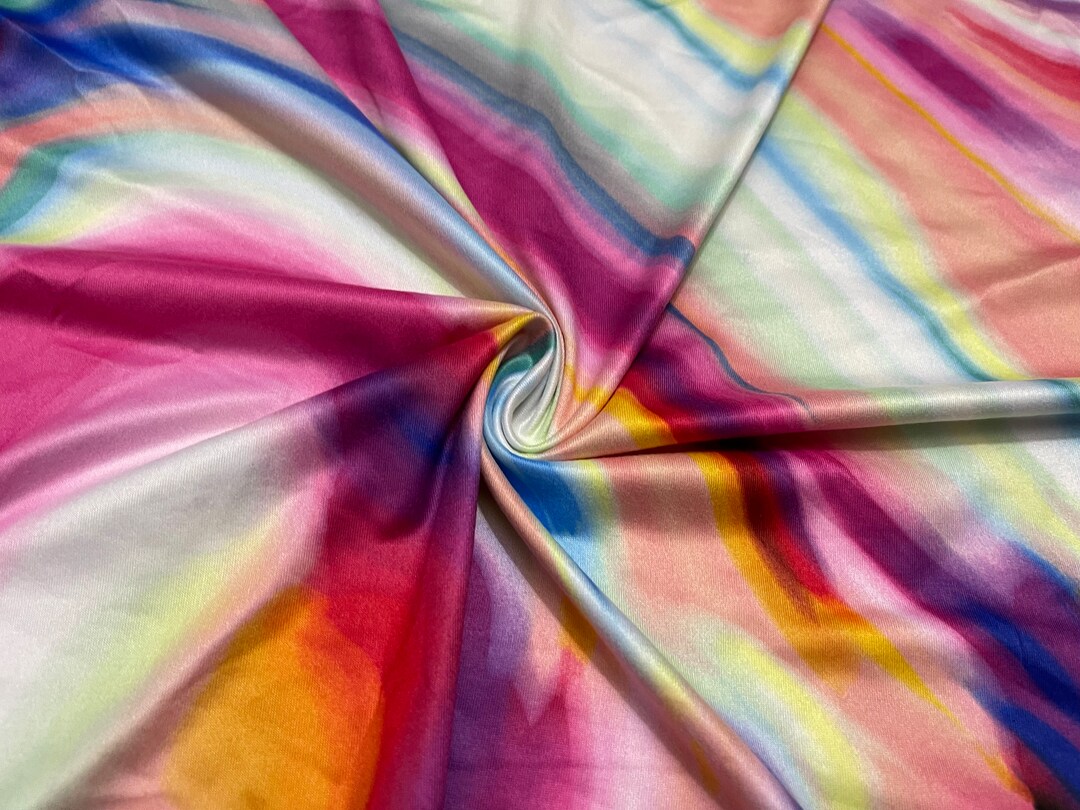 Stretch Knit Soft Brushed Fabric Swirl Pattern 1-yard - Etsy