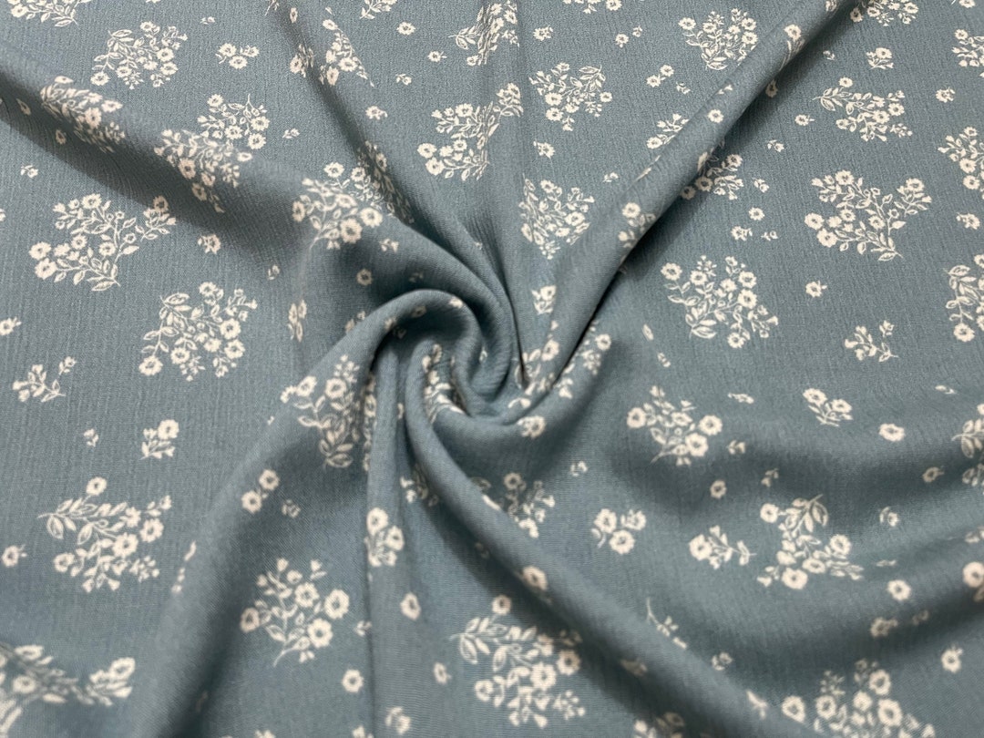 Rayon Gauze Fabric Mini Florals Pattern 2 Yards - Etsy