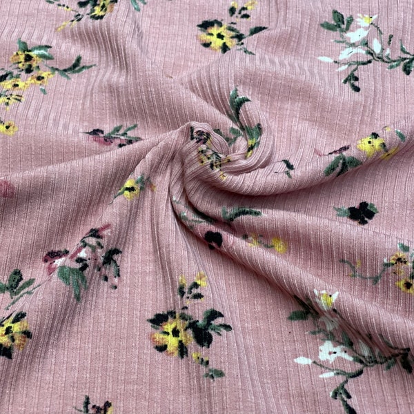 Neutral Floral Fabric - Etsy