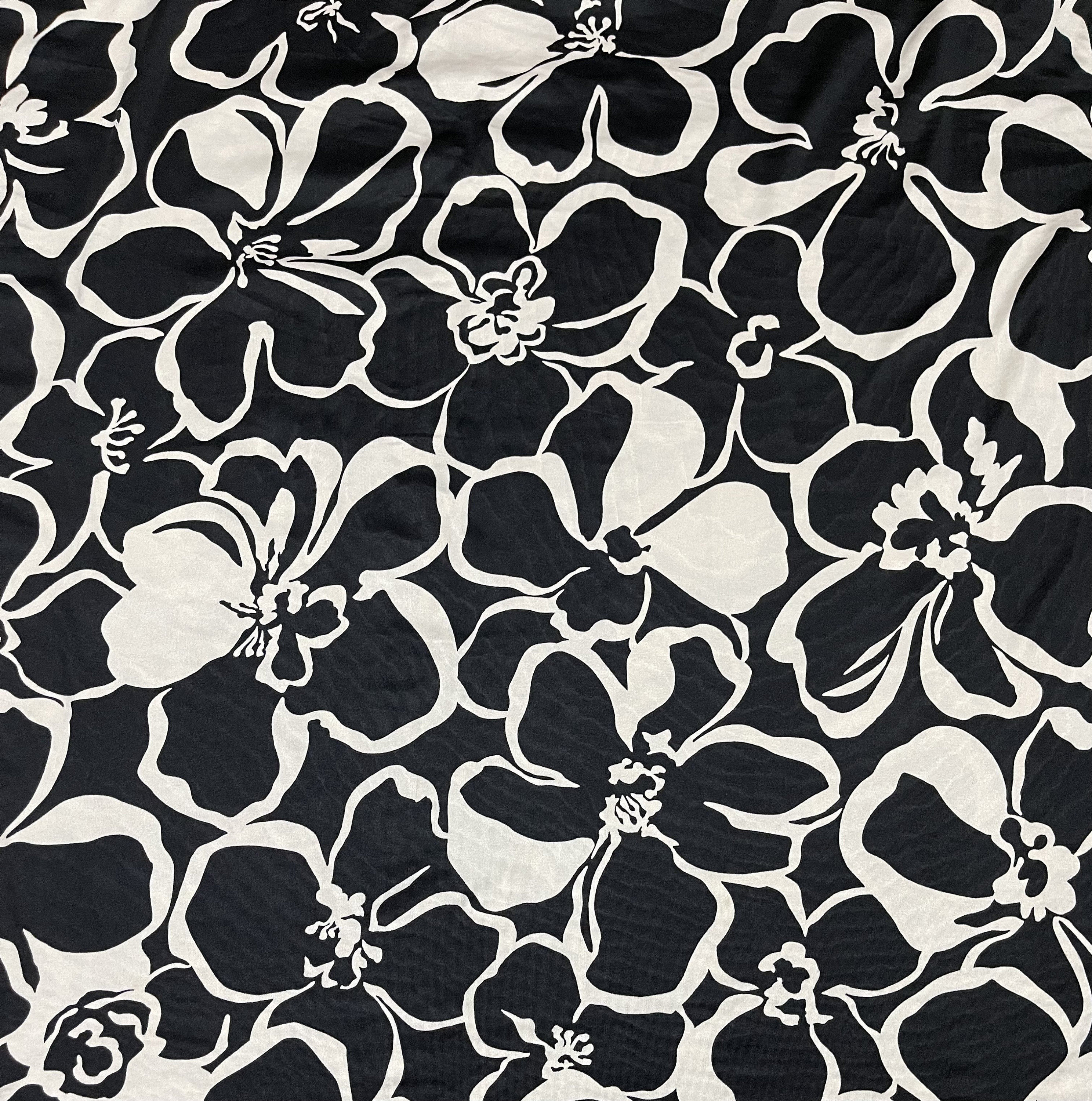 Stretch Polyester Knit Fabric Floral Pattern - Etsy