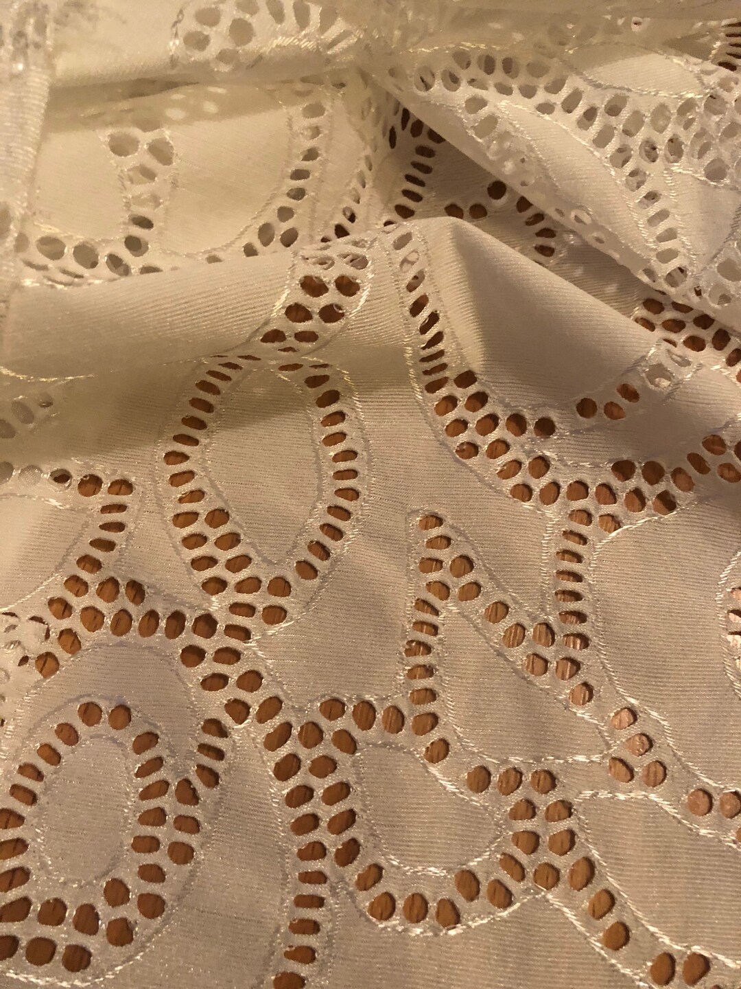 Laser Cut Design Lace Fabric 1 Yard - Etsy