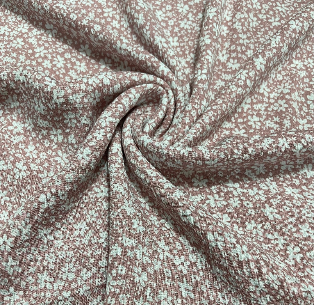 Rayon Gauze Fabric Tiny Floral Print 2 Yards - Etsy