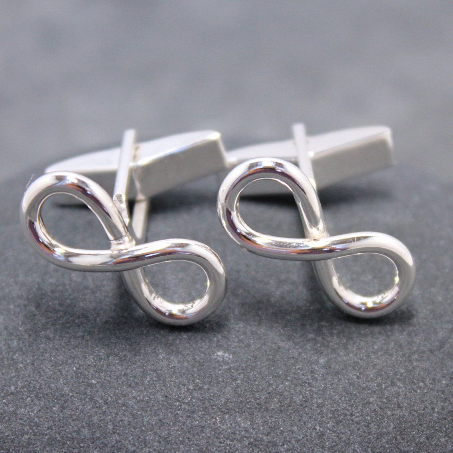 INFINITY Cuff Linkscufflinkscuffs for Men 925 Sterling - Etsy
