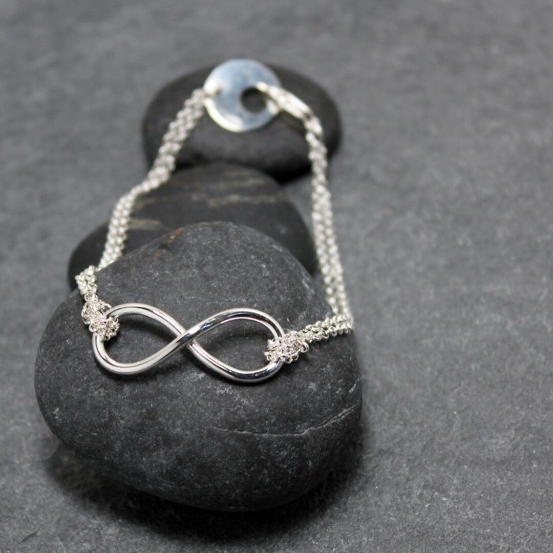 DOUBLE INFINITY Necklace - Etsy