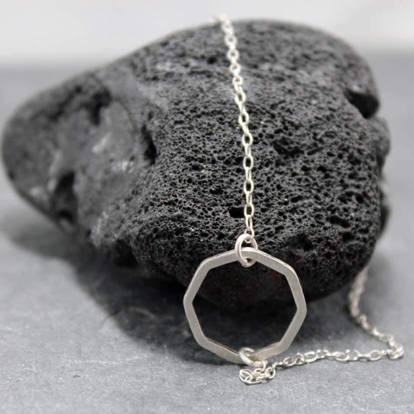 OCTAGON necklace | Etsy
