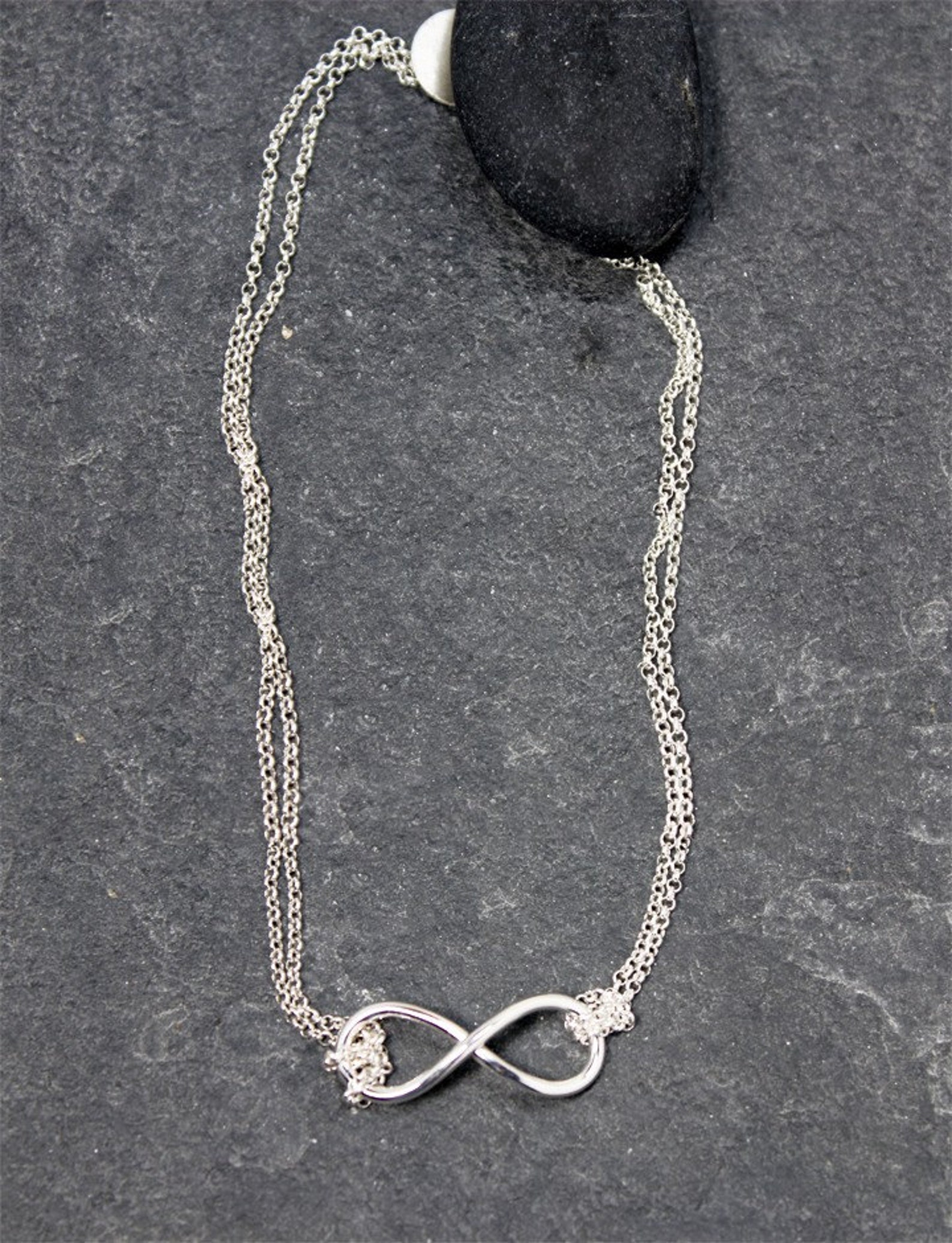 DOUBLE INFINITY Necklace - Etsy