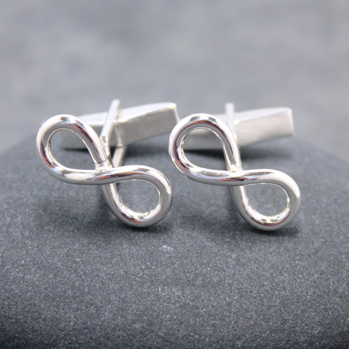 INFINITY Cuff Linkscufflinkscuffs for Men 925 Sterling - Etsy