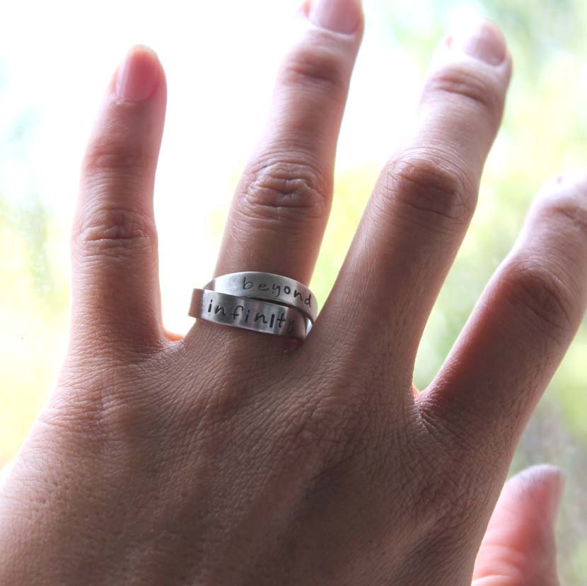 5mm INFINITY & BEYOND Rolling Rings Bands | Etsy