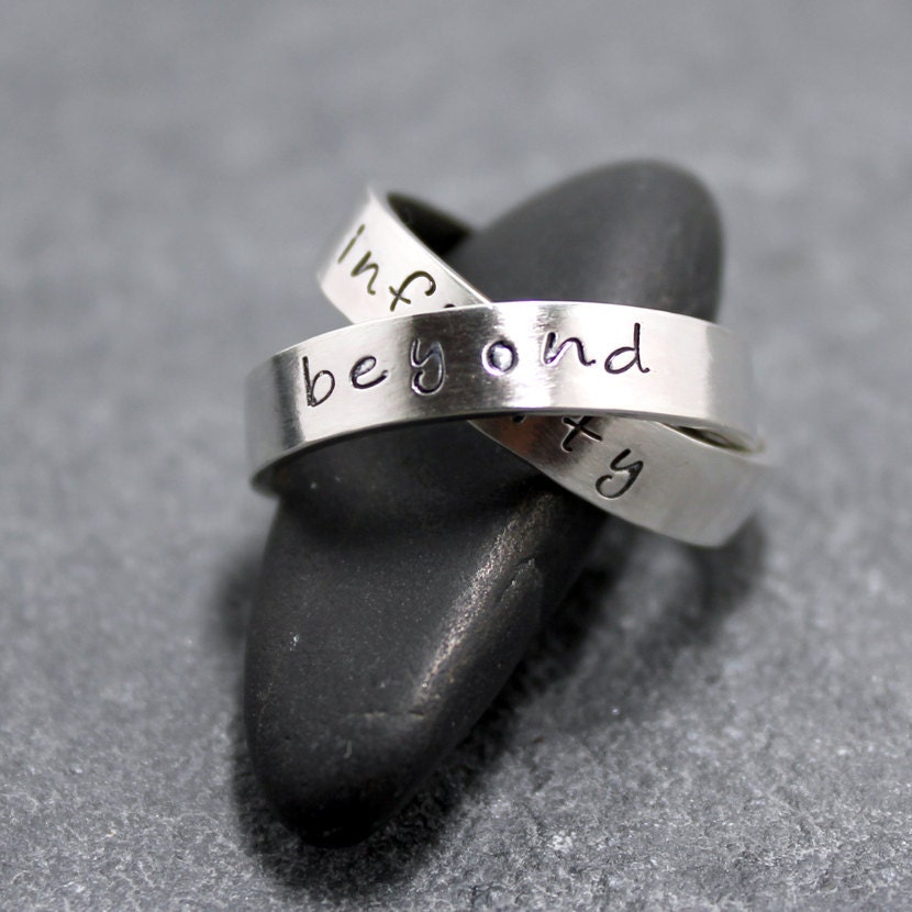 5mm INFINITY & BEYOND Rolling Rings Bands | Etsy