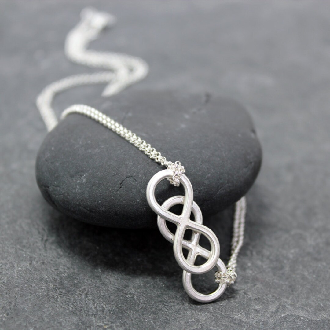 DOUBLE INFINITY Necklace for Women - Etsy