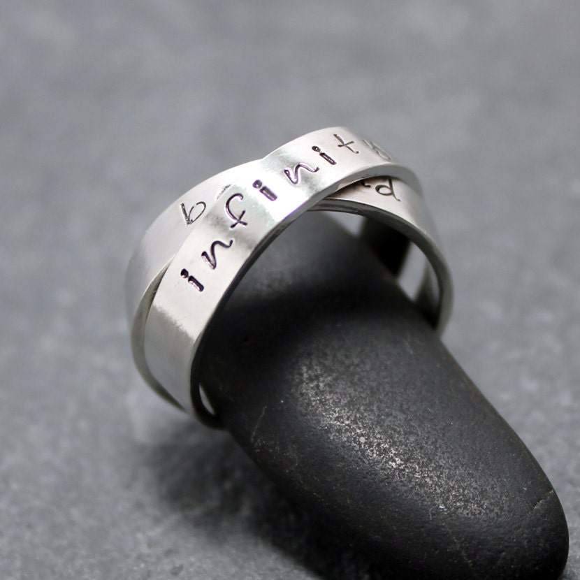 5mm INFINITY & BEYOND Rolling Rings Bands | Etsy