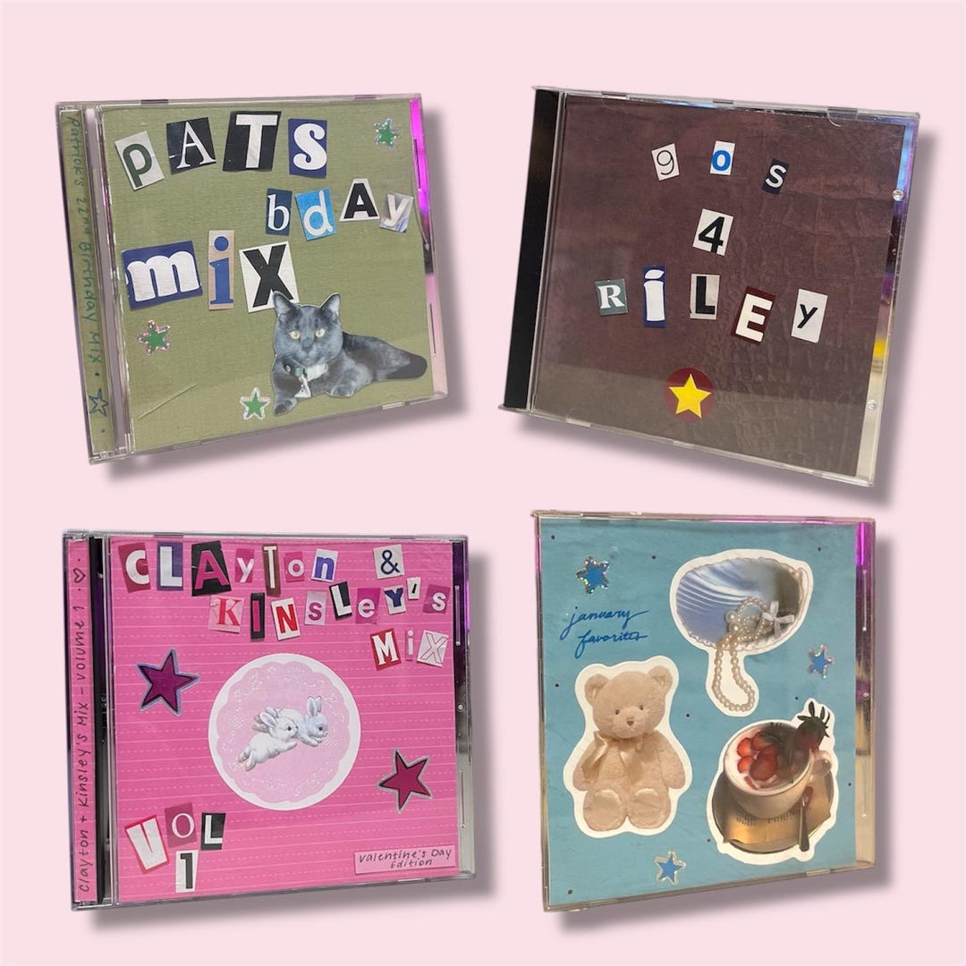 Custom Mixtape + Handmade Collage Case - Etsy